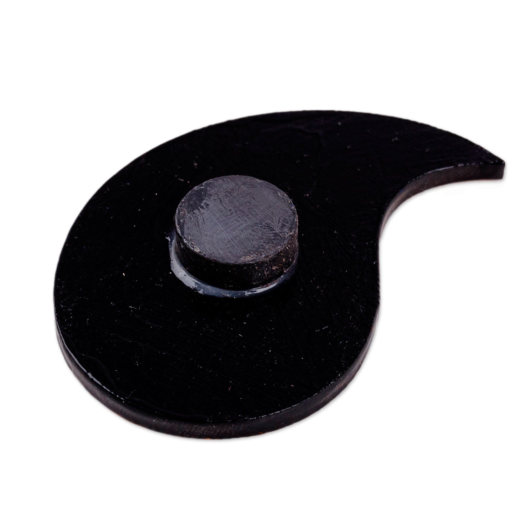 Lacquered Hand-Painted Papier Mache Paisley & Floral Magnet - Blooming ...