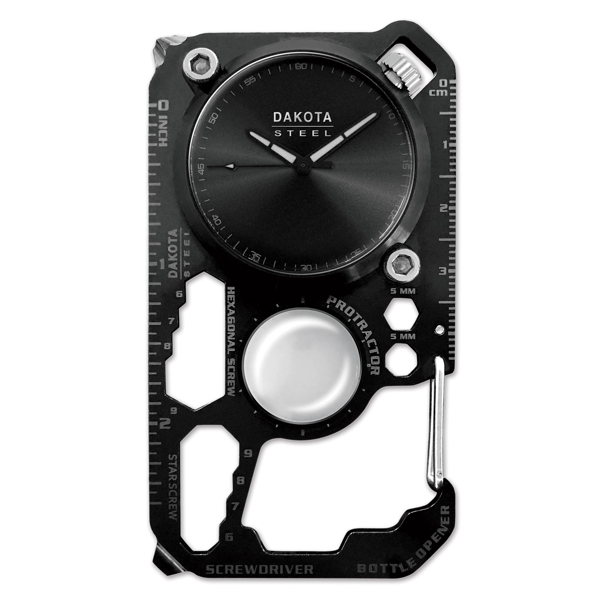 Stainless Steel Multi-Tool Clip Watch - Credit Card Multi-tool – GlobeIn