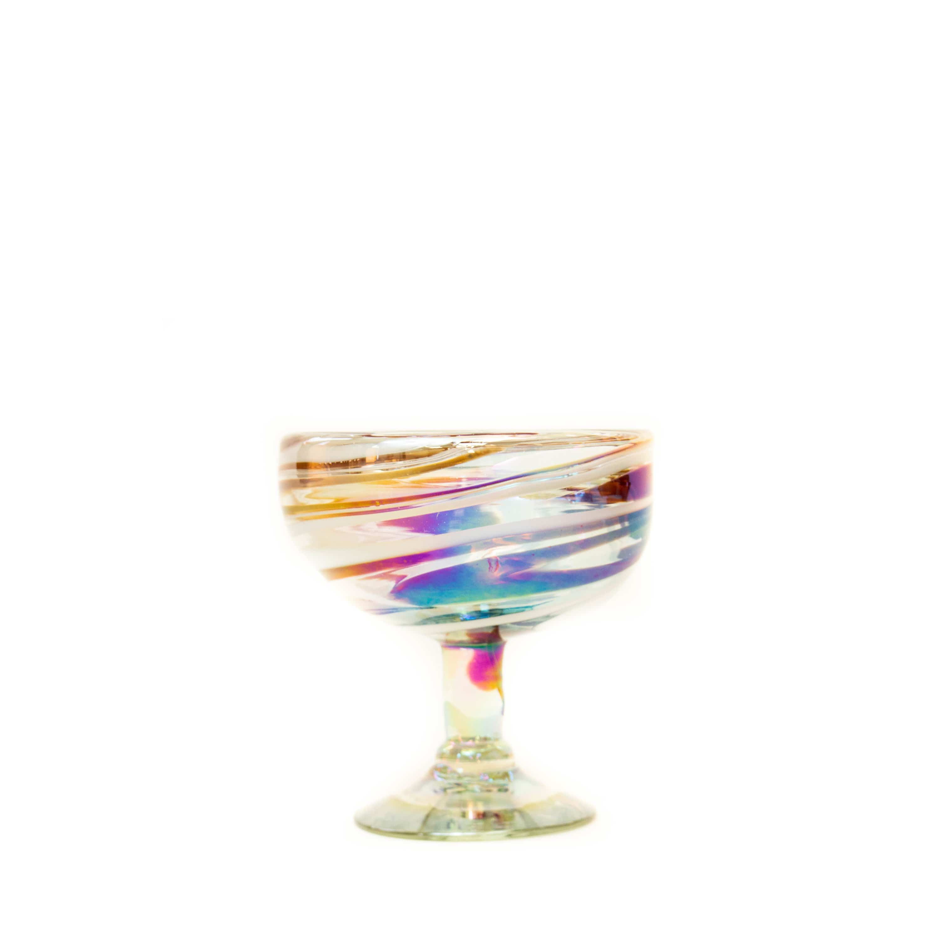 Coupe Cocktail Glass - Tropical Swirl – GlobeIn