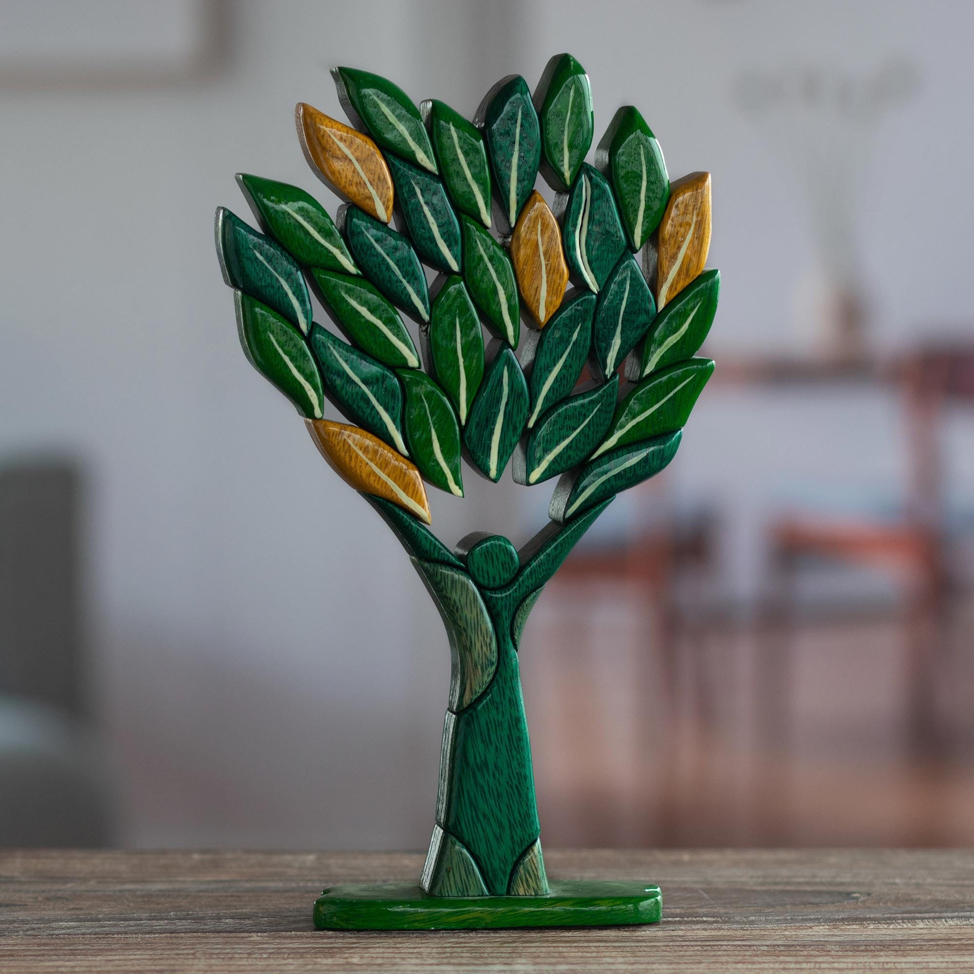 Wood Tree Sculpture - Growth Tree – GlobeIn