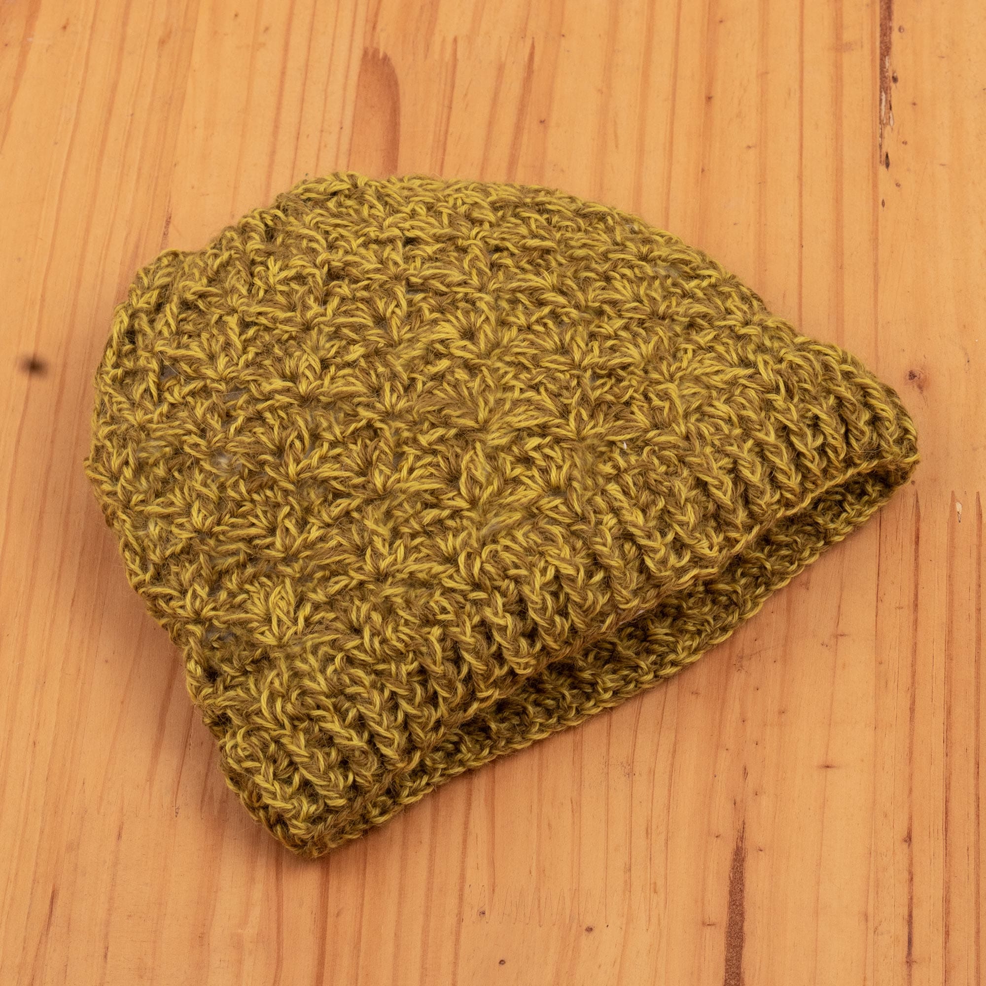 Hand Crocheted 100% Alpaca Hat from Peru - Andean Maize – GlobeIn