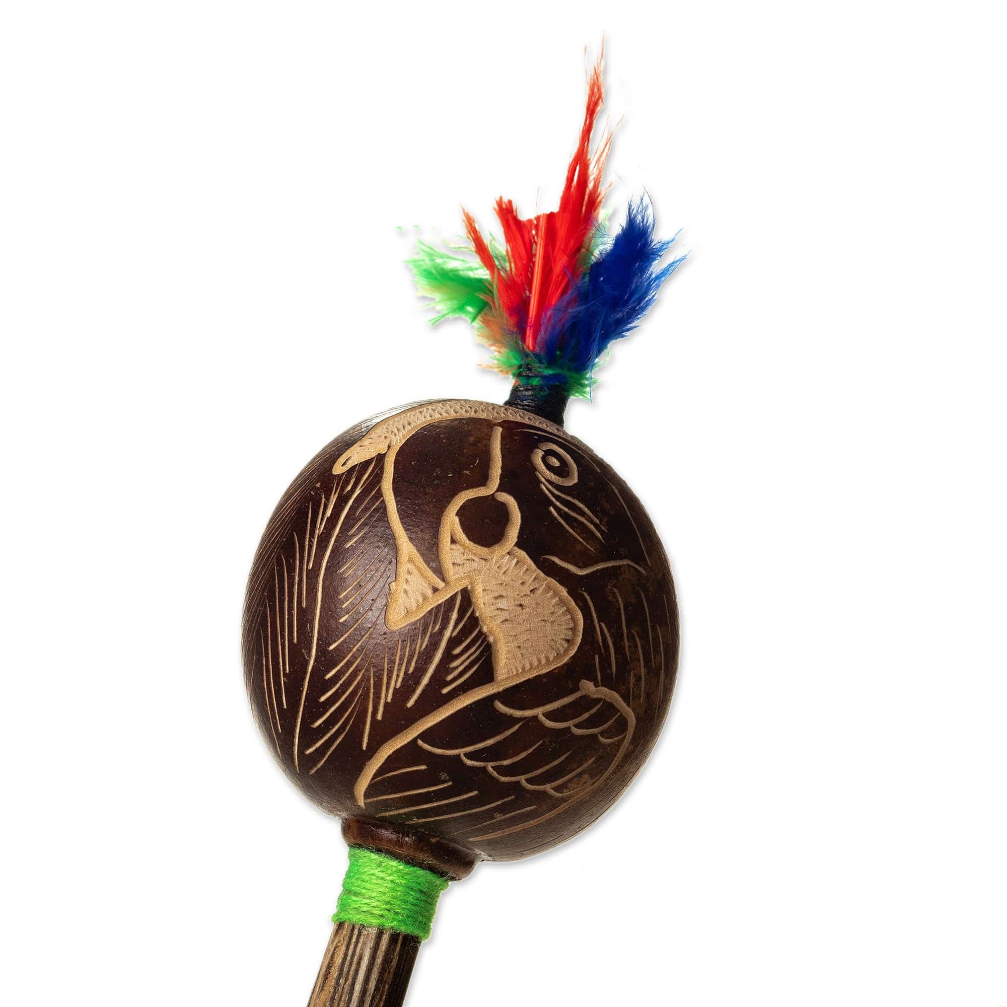 Amazonian Gourd Maracas (Pair) - Macaw Party – GlobeIn