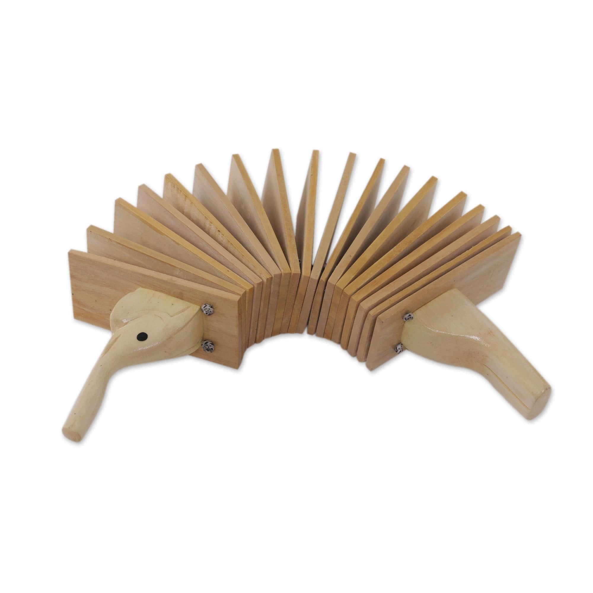 Wood Elephant-Shaped Clacker Instrument - Elephant Rhythm – GlobeIn