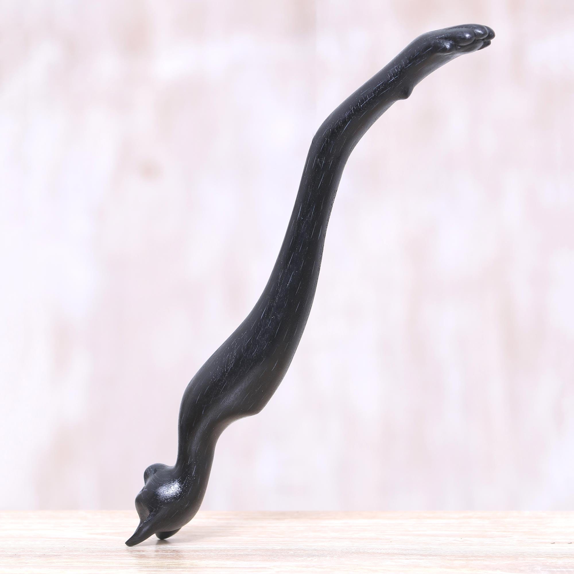 Black Cat Paw Wood Back Scratcher Hand Carved in Bali - Kitty Comfort ...