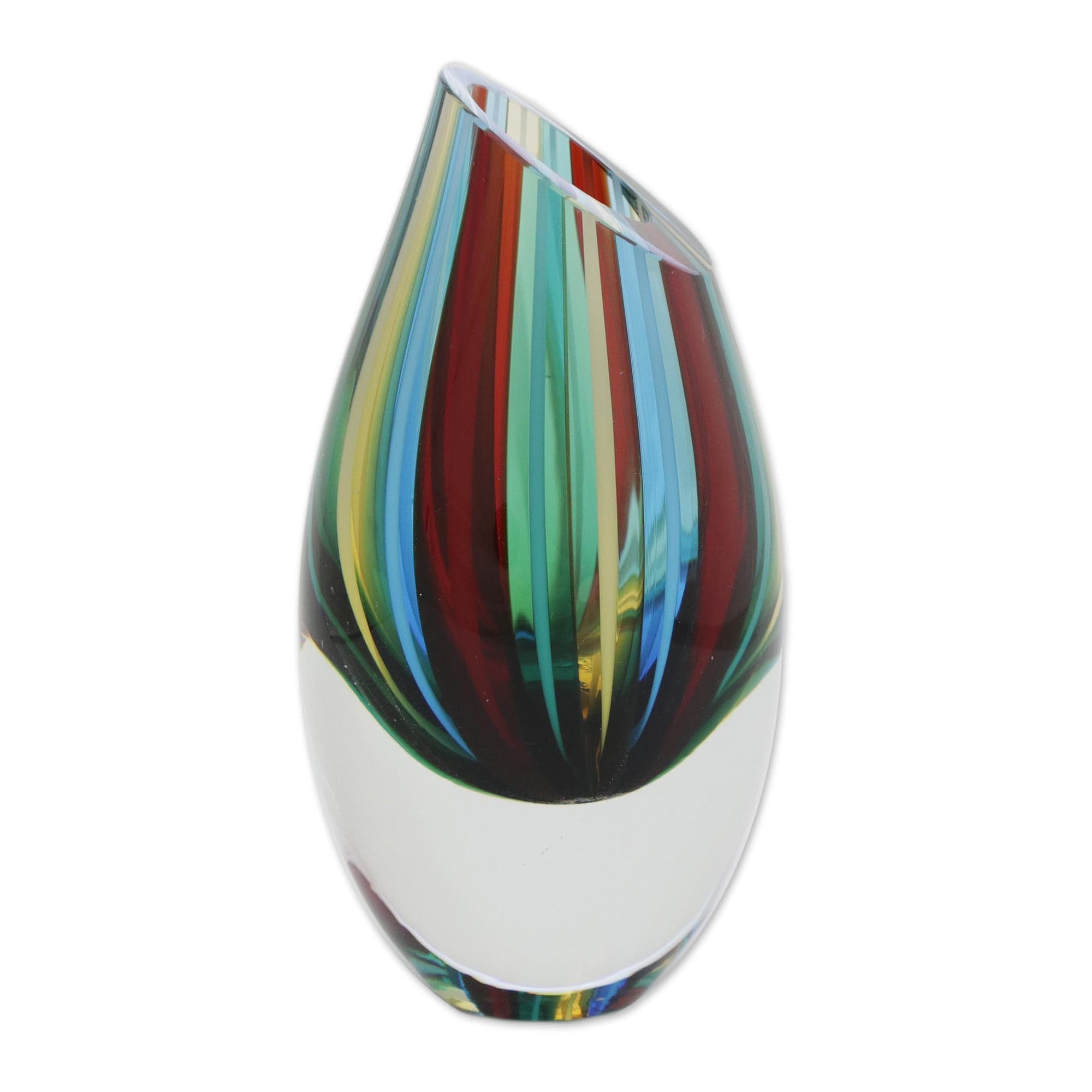 Murano-Inspired Glass Vase - Circus – GlobeIn