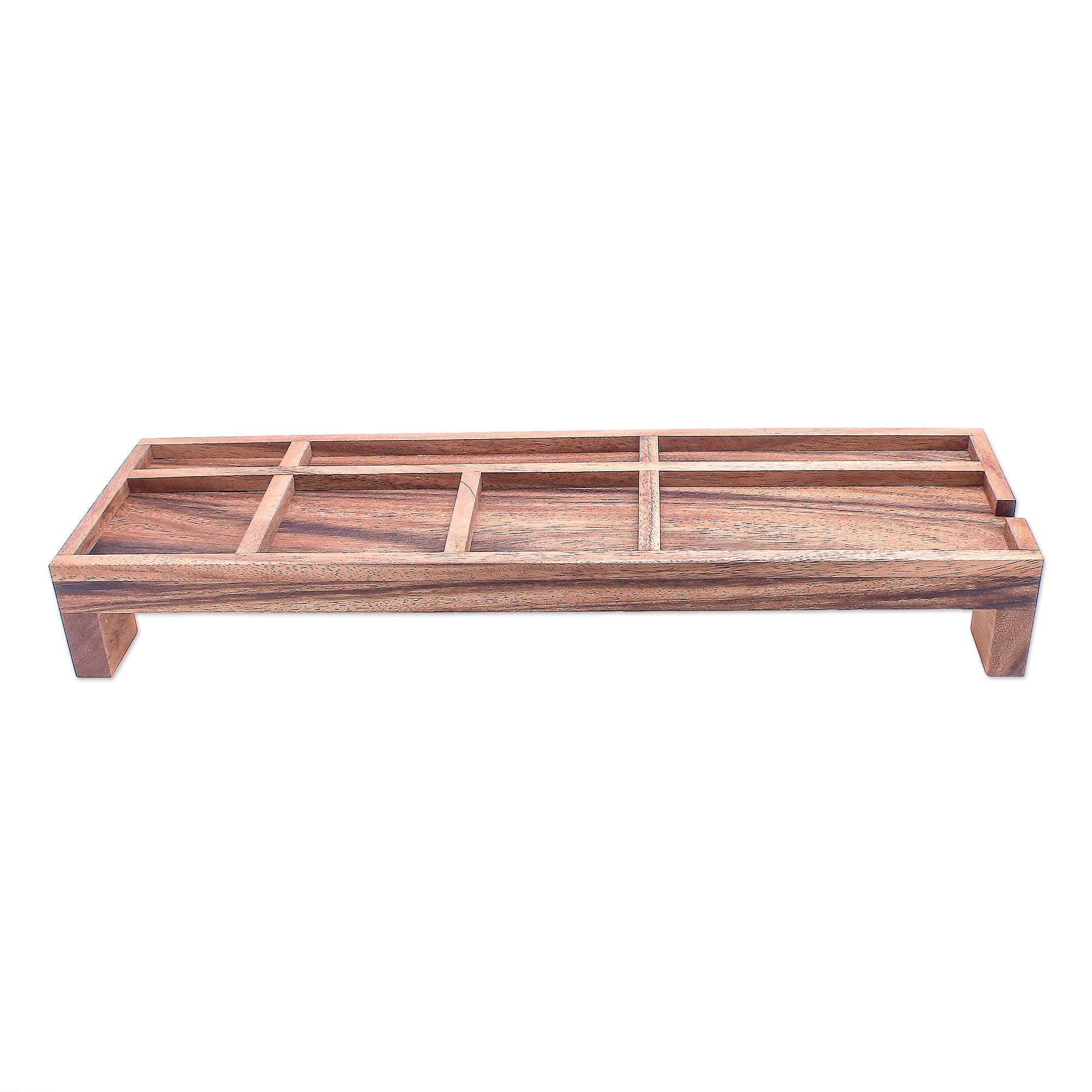 Raintree Wood Desk Organizer - Smarty Pants – GlobeIn